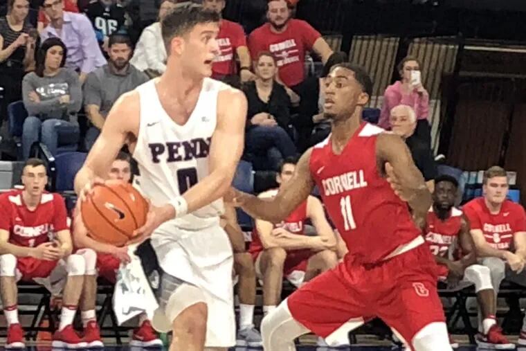 Strong defensive effort leads Penn to a 69-61 win over Cornell