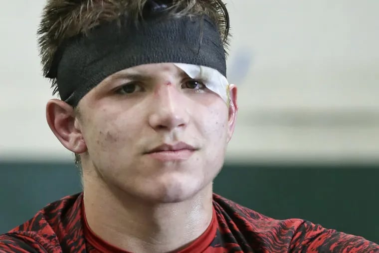 West Deptford's Corey Fischer plays it tough to reach state wrestling ...