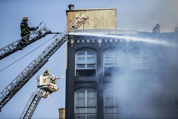 Building damaged in Old City fire a 'total loss'