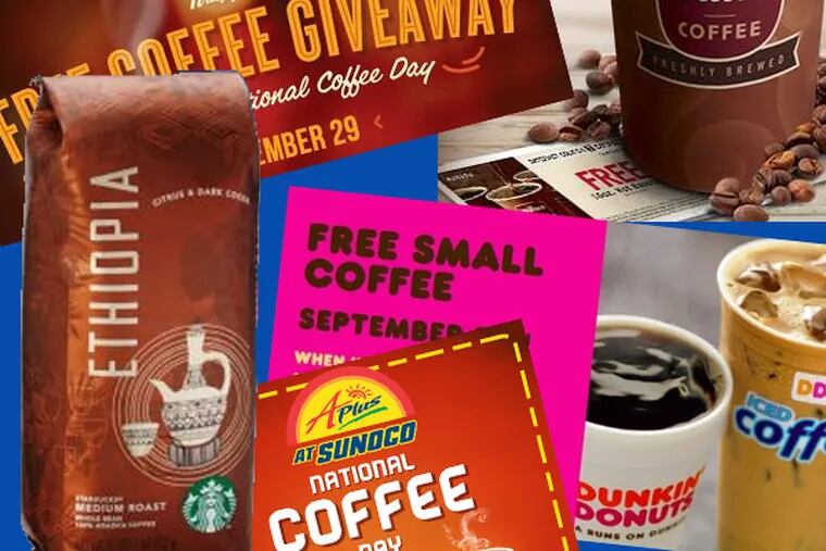 New, improved freebies for National Coffee Day
