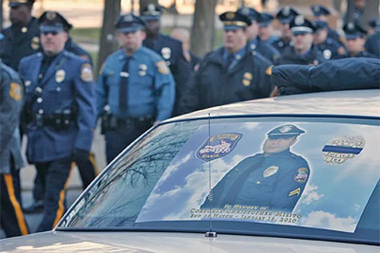 Hundreds mourn DRPA officer killed in line of duty