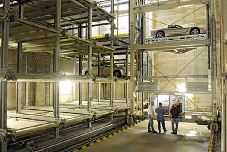 Underground garage hits high-tech heights