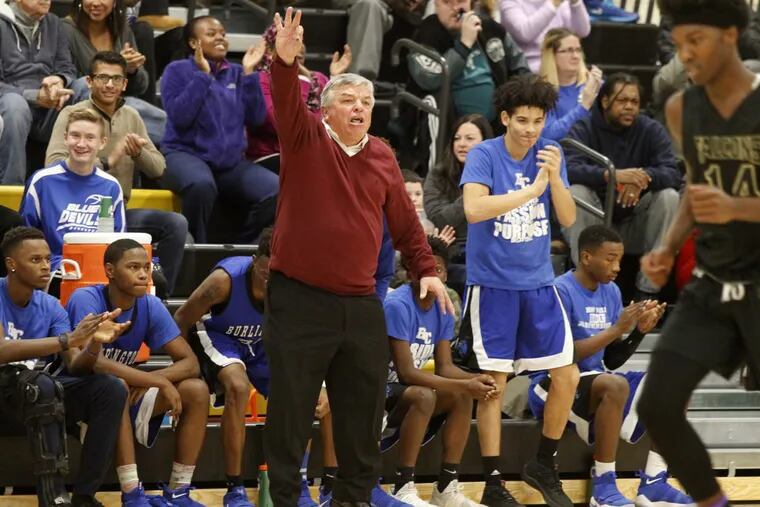 Burlington City coach Paul Collins wins 750th game