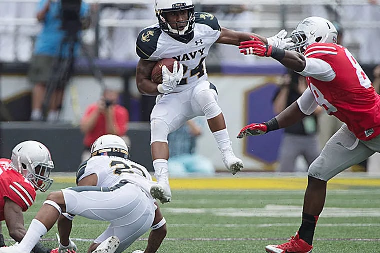 Navy's robust rushing game will challenge Temple