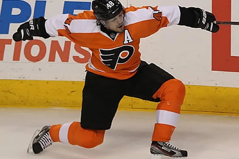 Phil Sheridan: Briere comes up big for Flyers