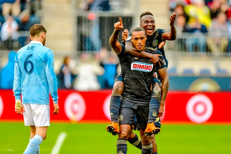 Jay Simpson’s goals lead Union to 2-0 win over Sporting Kansas City
