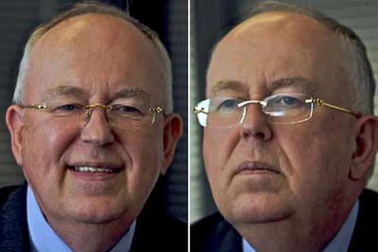 Sticking his neck out