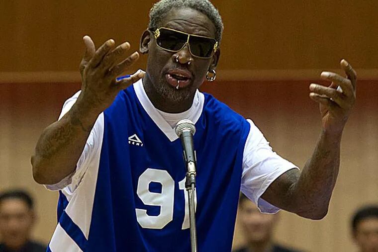 Rodman-Kim comedy no laughing matter