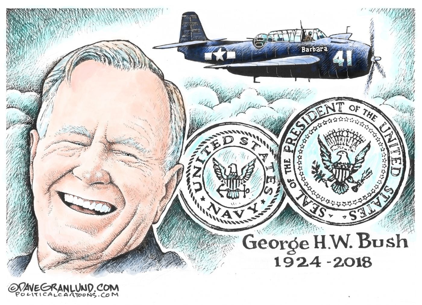 10 cartoons honoring George H.W. Bush’s memory | Opinion