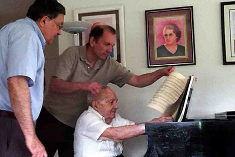 Aging professor's students help him recall the rhythms