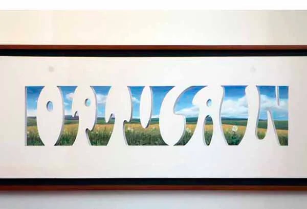 Angel And Devil Ambigram