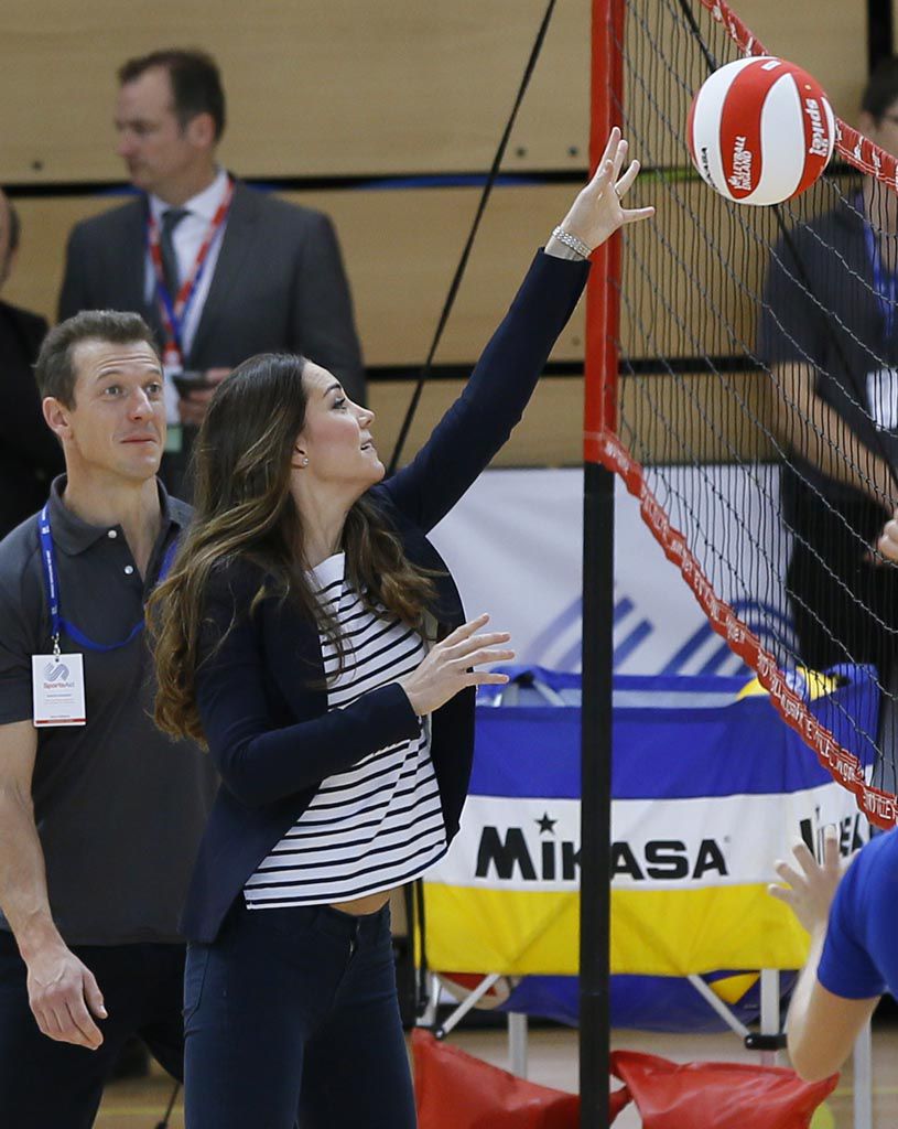 Kate Middleton Volleyball Stomach