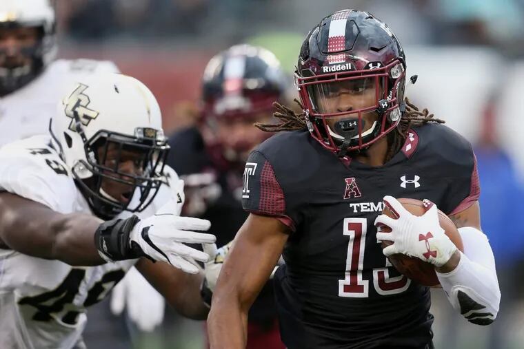 Temple football team has young, but deep receiving corps