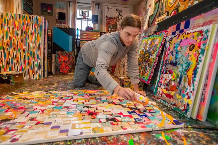 He fled the stress of corporate finance to become an artist. It’s ...