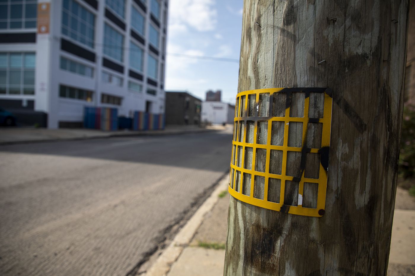 Why yellow grids are on some Philly-area utility poles