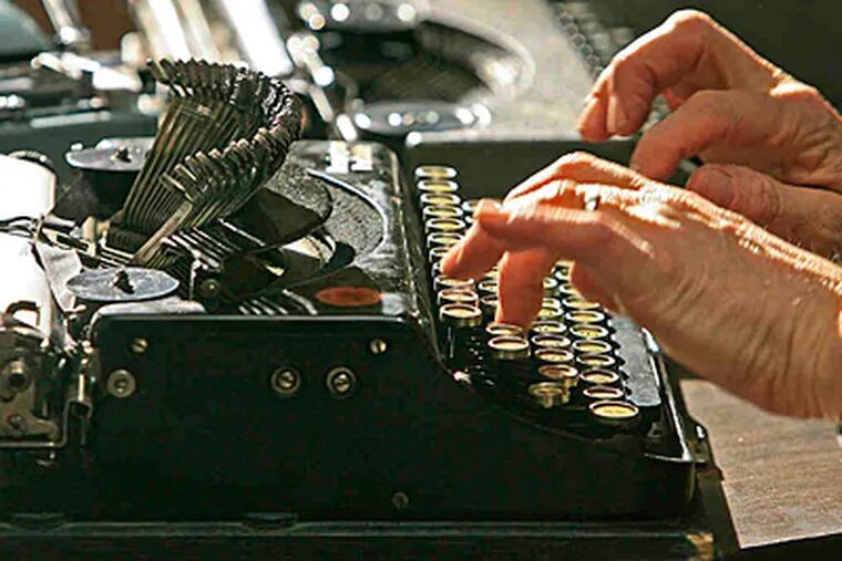 Typewriter fans bring out their old machines for a Type-In