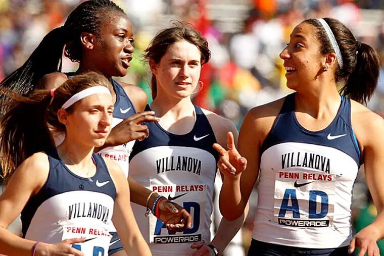 Villanova women set college 4x800 record at Penn Relays