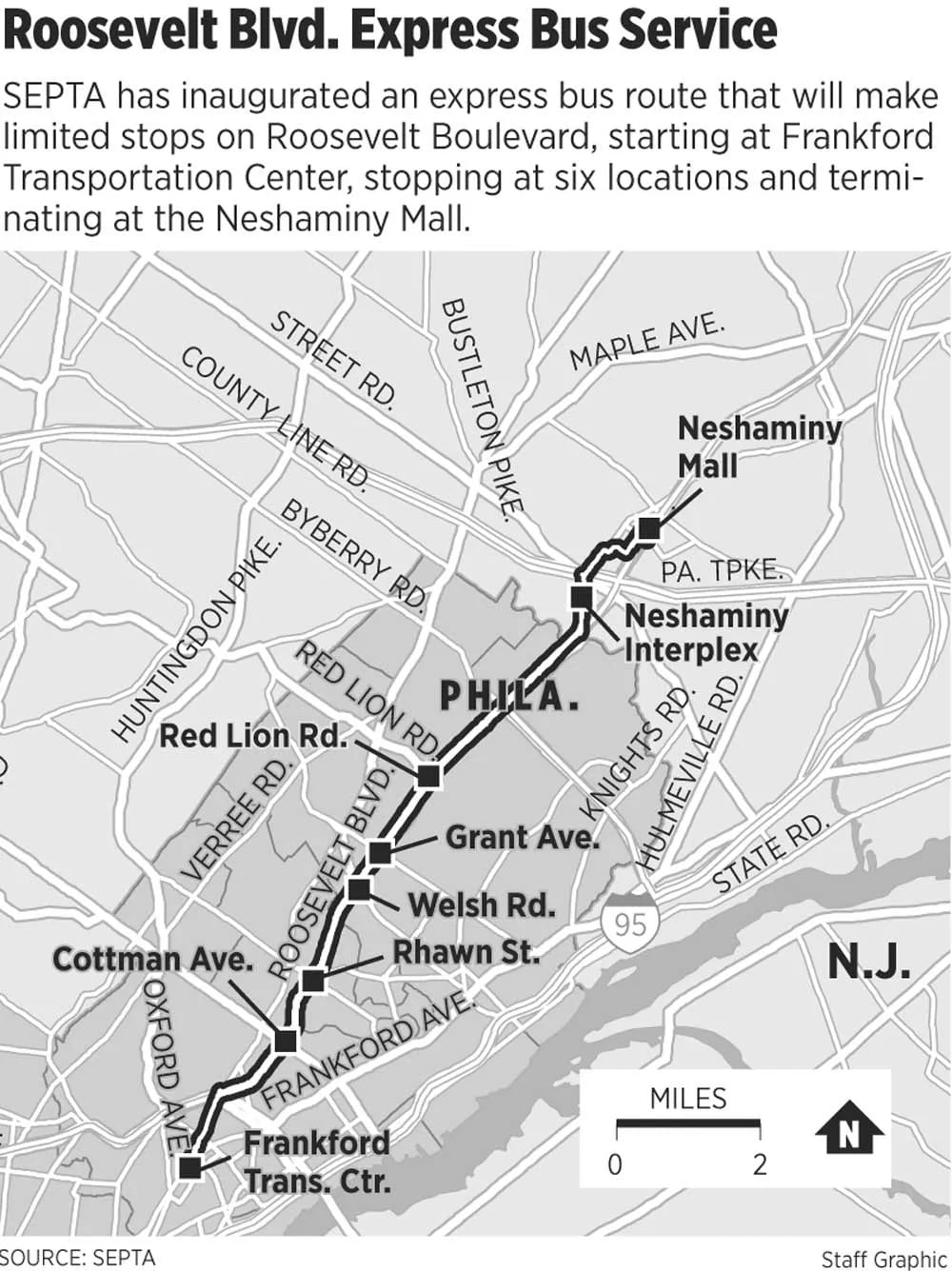 Map Of Septa Bus Stops
