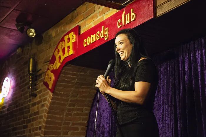 Comedian’s cross-country bicycle tour brings her to Philly to fight ...