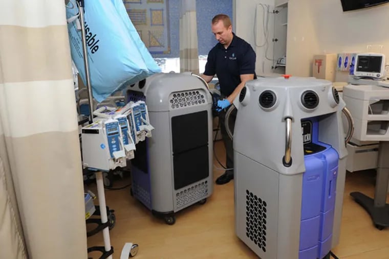 Disinfecting robots help prevent superbug infections at Hopkins