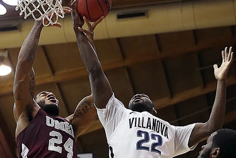 No. 12 Villanova throttles Maryland-Eastern Shore