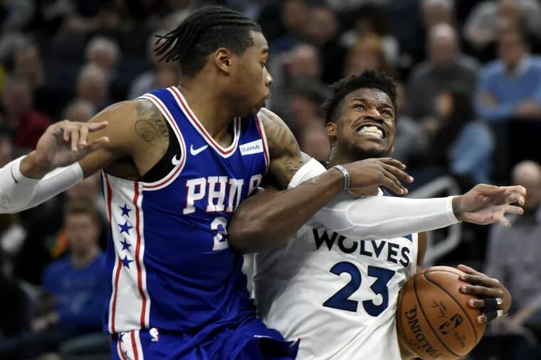 76ers beat Timberwolves in overtime to end four-game skid