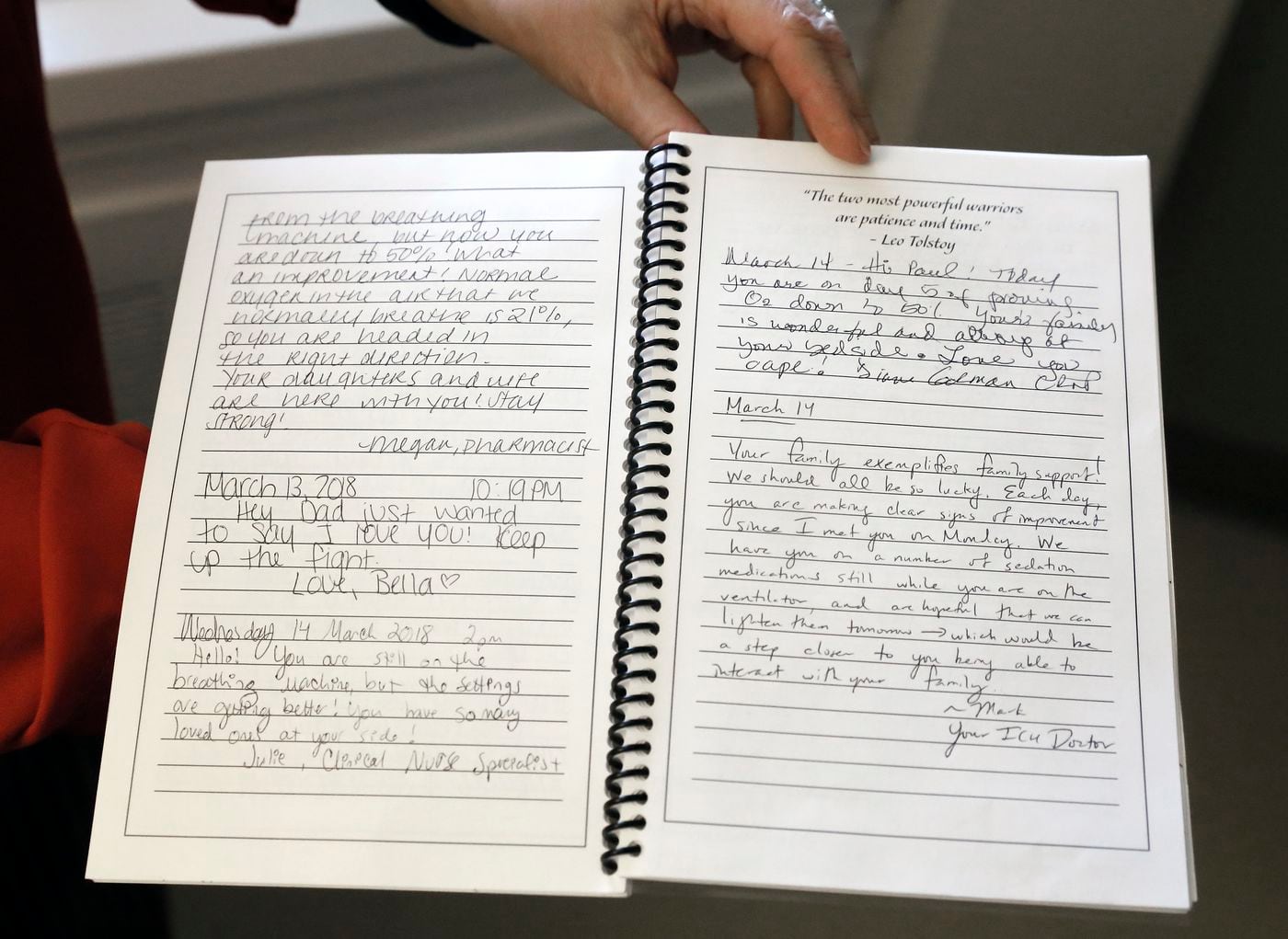 Words that heal: ICU journals at Penn help patients and staff