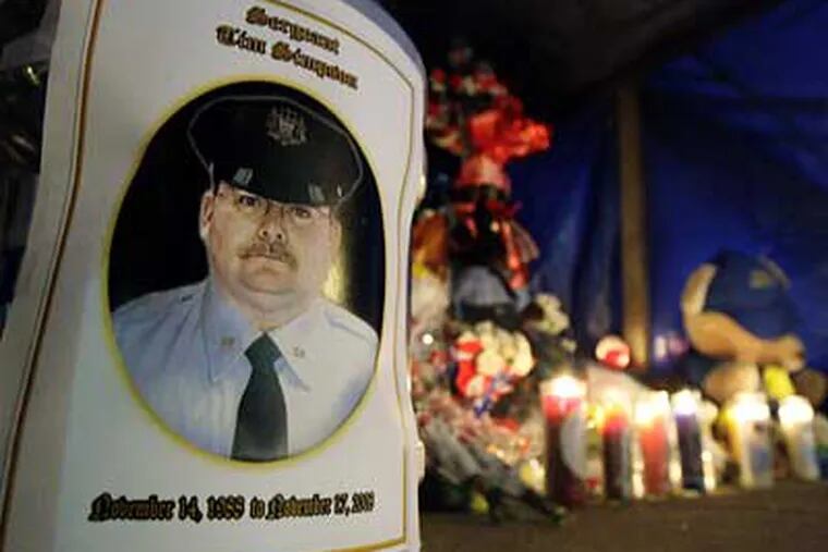 Sadness surrounds memorial for Sgt. Simpson