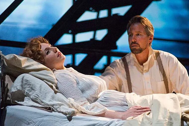 Lavish 'Les Miz' talent on a spartan set