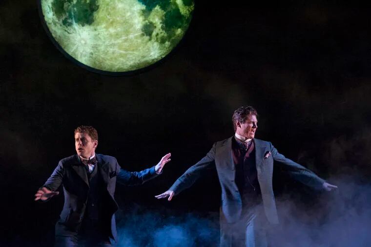 Review: 'Baskerville' is all about the stagecraft