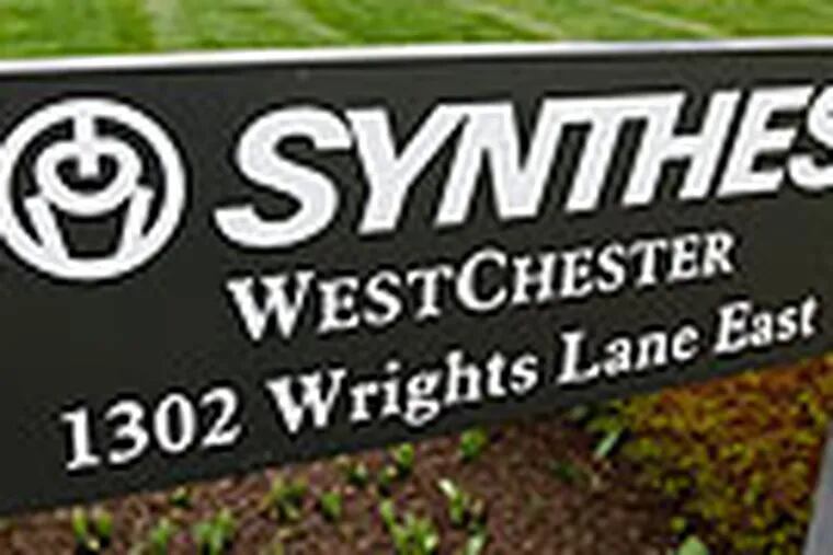 Synthes' deal with Kensey Nash seems OK with feds