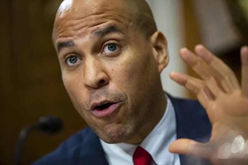 Cory Booker says he has a boo. Is it actress Rosario Dawson?