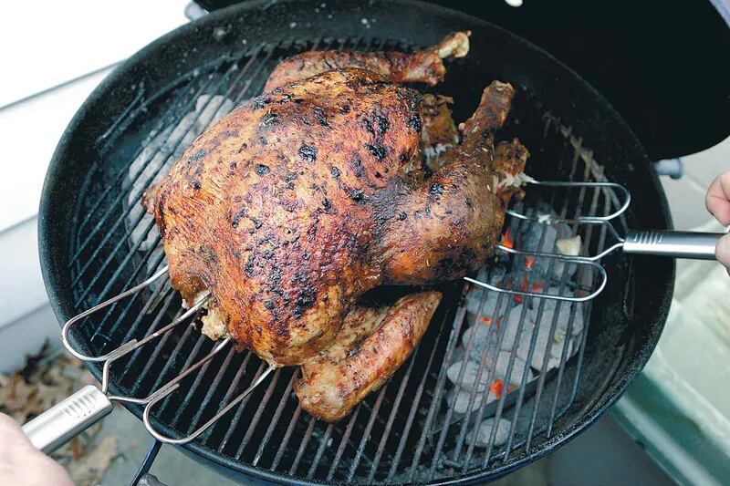Craig LaBan's incredible barbecued turkey