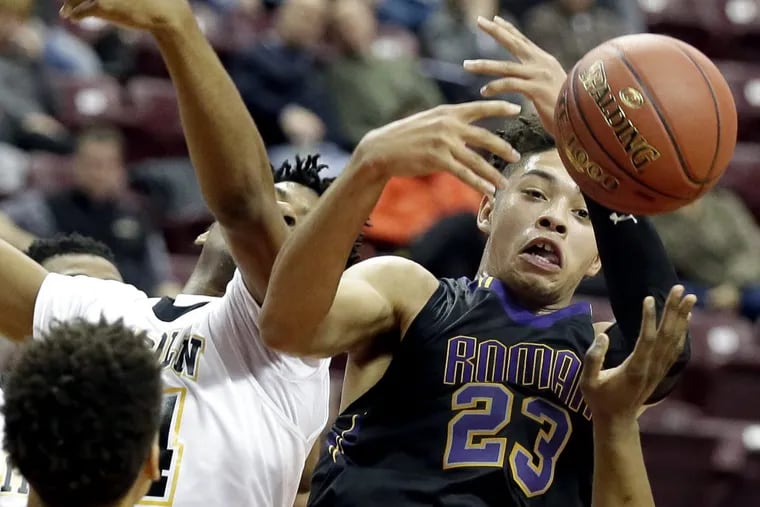 Seth Lundy shows respect to past Roman Catholic players