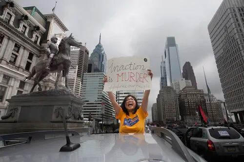 Protesting in the time of social distancing: Philly demands action by ...