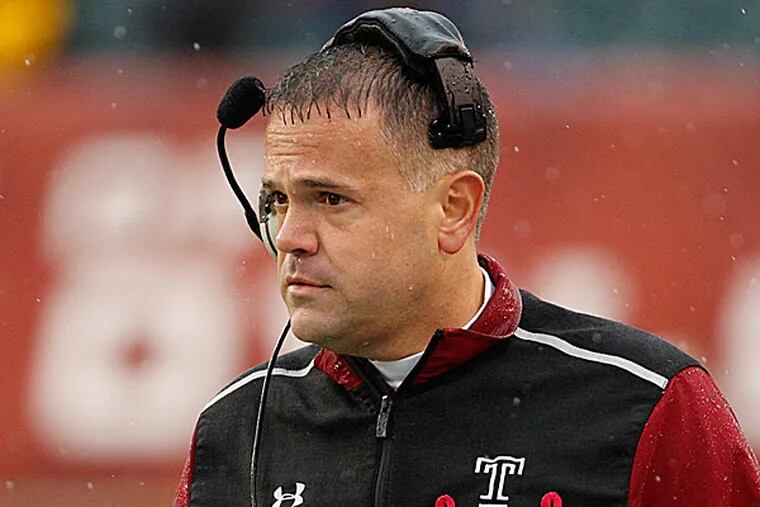 Temple's Rhule keeps big win over East Carolina in perspective
