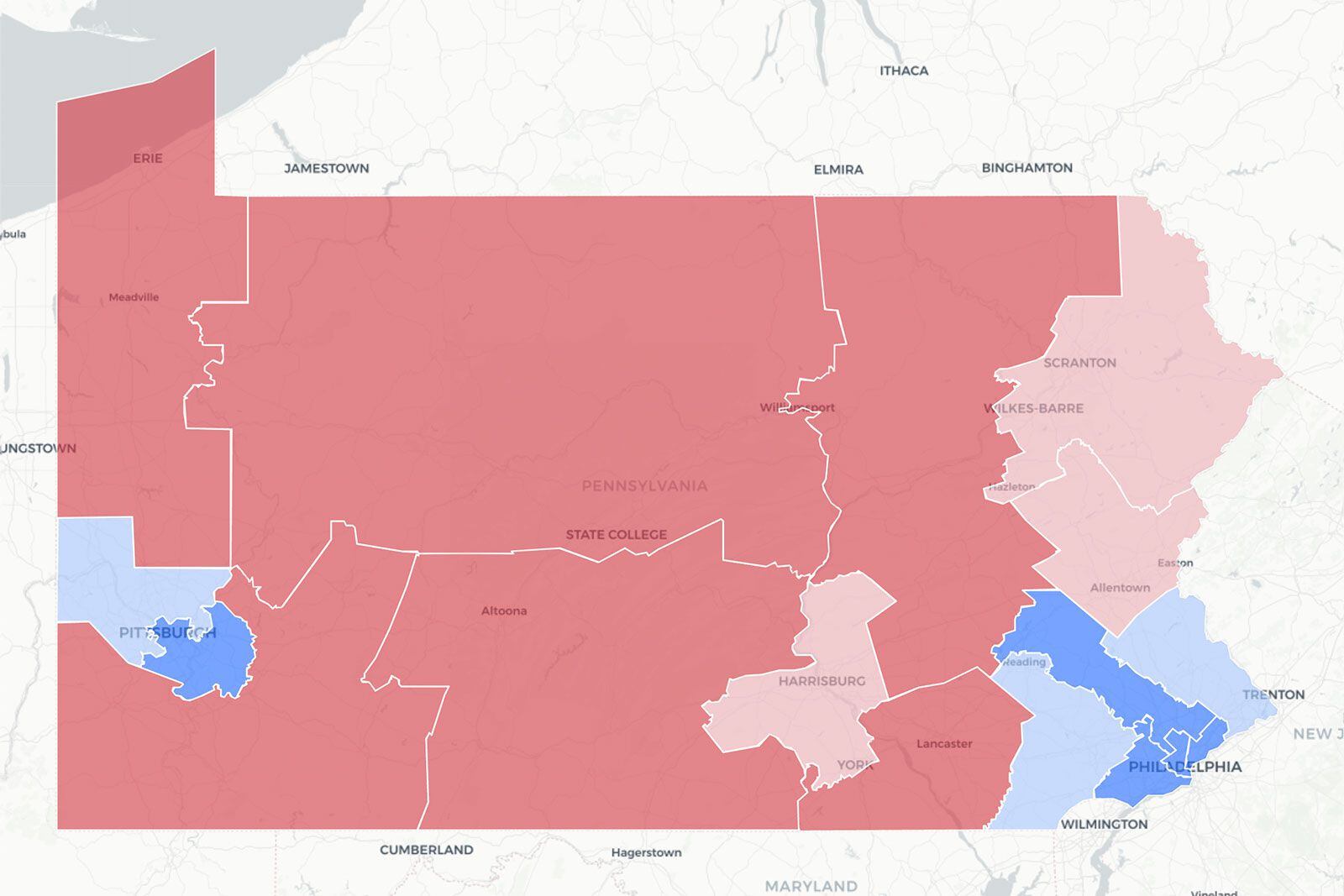 Hillary Clinton 2022 Electoral Map