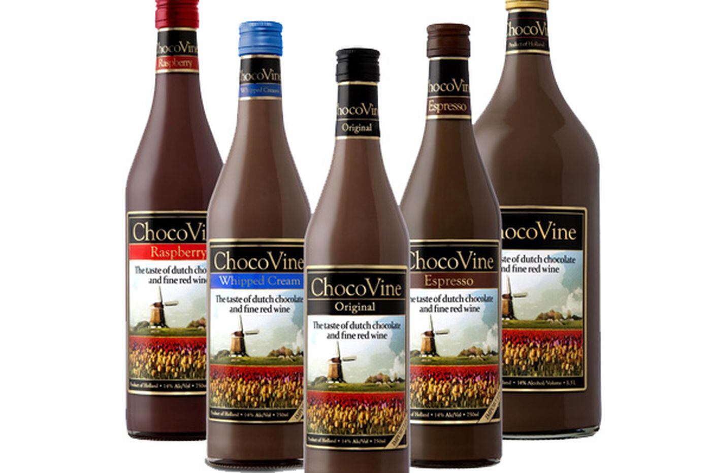 Is that wine or chocolate milk?