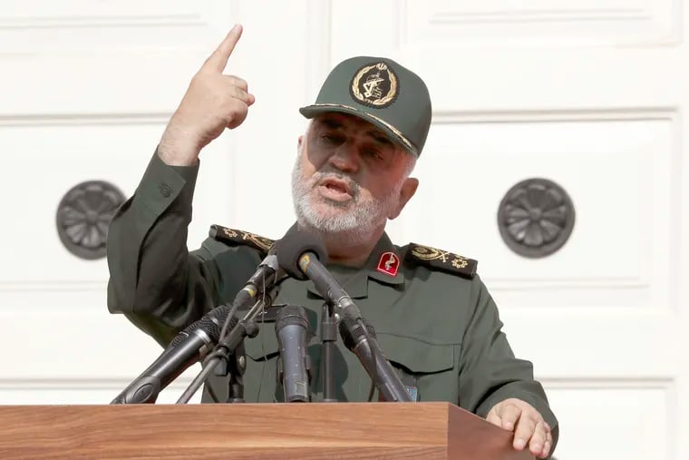 Iran Guard commander threatens U.S. Navy after Trump tweet