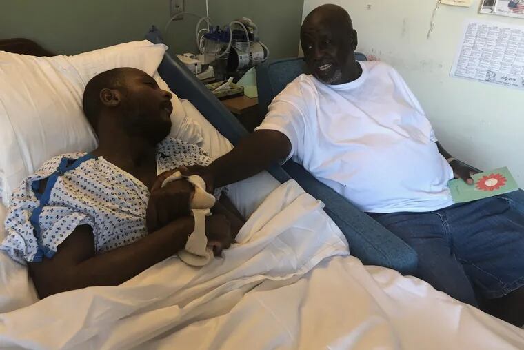 Readers buy a chair for the father who stands an endless vigil for his ...