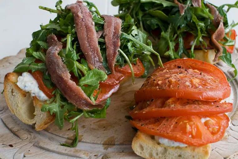 A sandwich that gives a reason to love anchovies