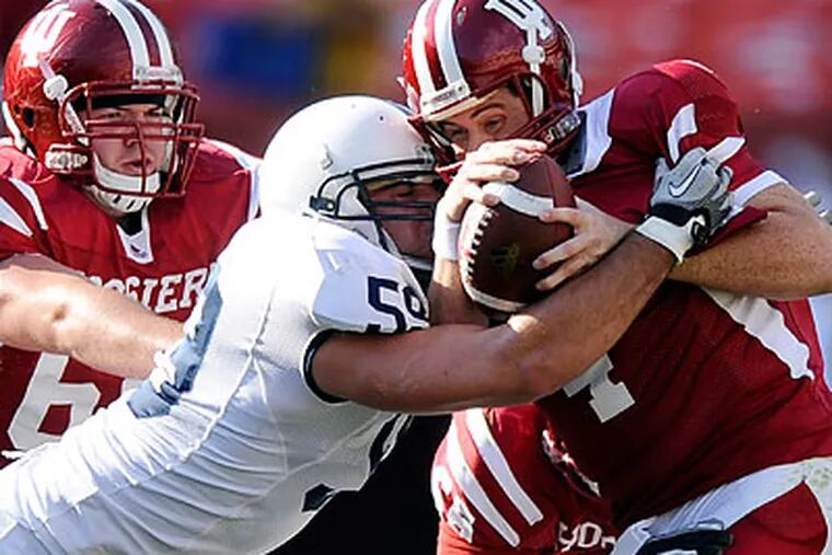 Penn State's Massaro goes down with torn ACL