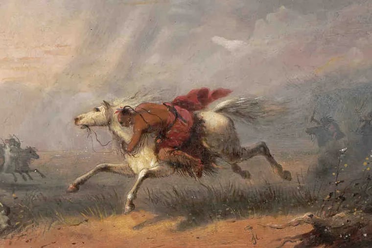Art: Artist on the Western frontier