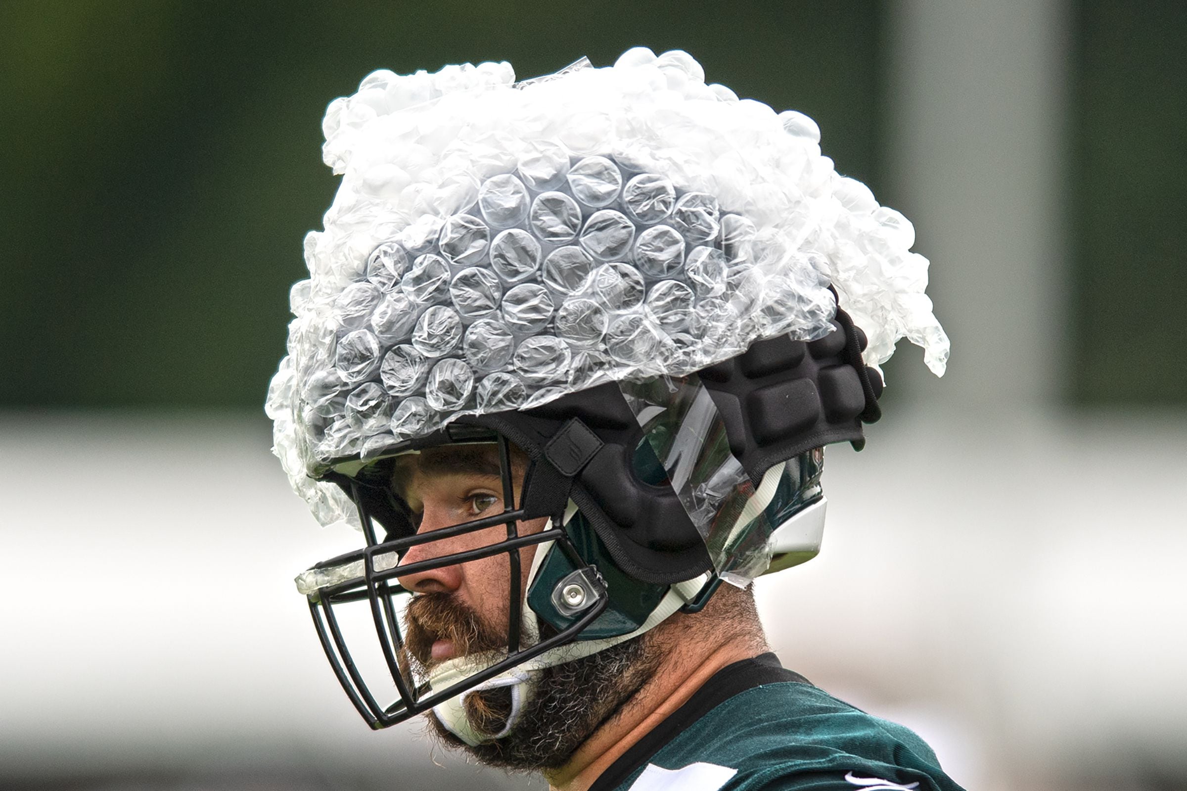 Bubble Wrap Helmet