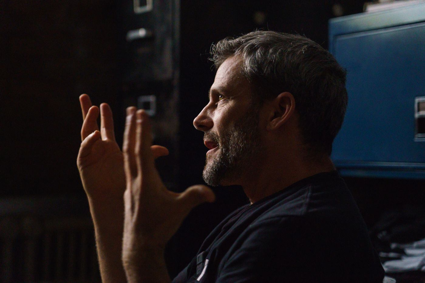 Last seen writhing above the Philadelphia Orchestra, Brian Sanders ...