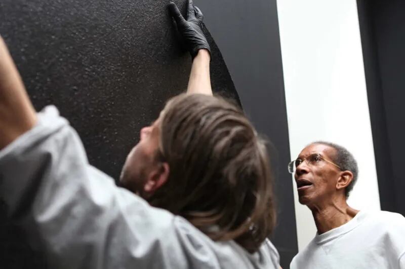 Artist Quentin Morris explores the color black