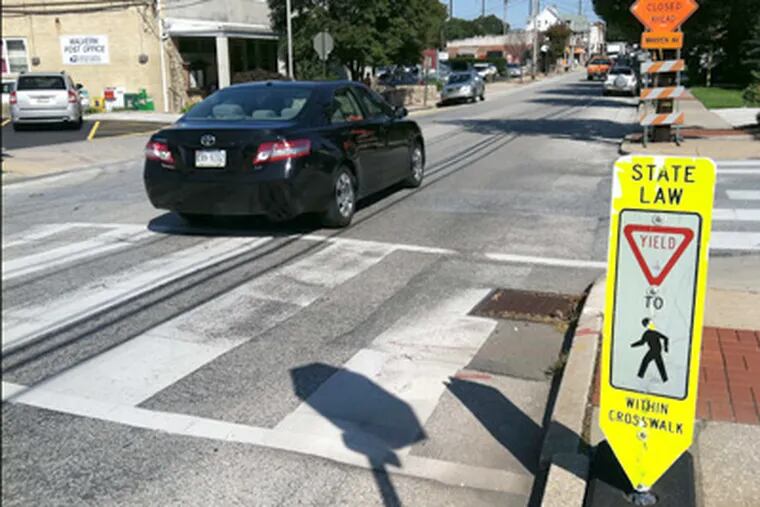 Yield To Pedestrian Signs