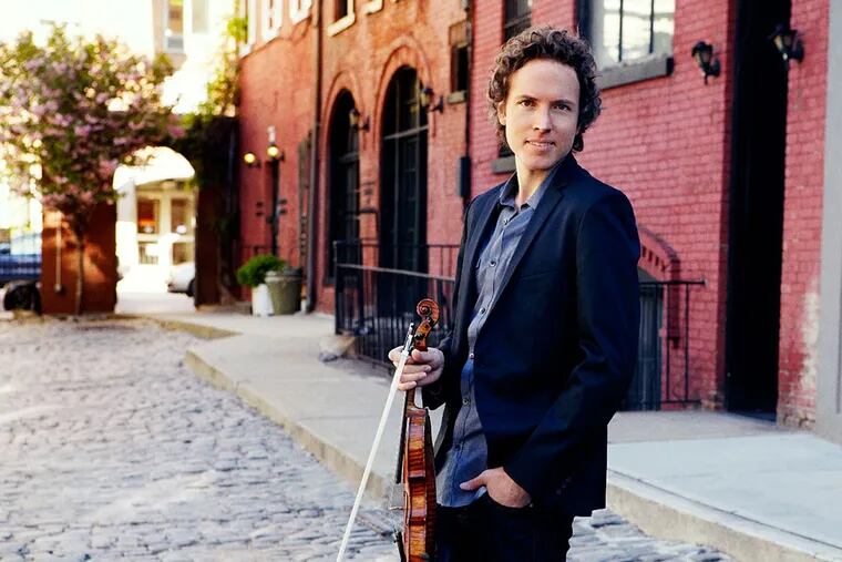 Violinist Tim Fain presents an unusual buffet