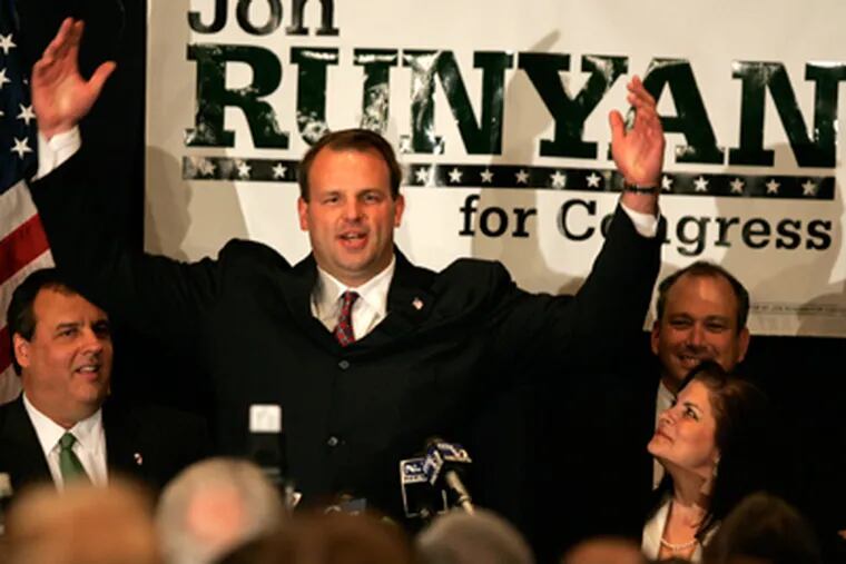 GOP's Runyan defeats U.S. Rep. Adler