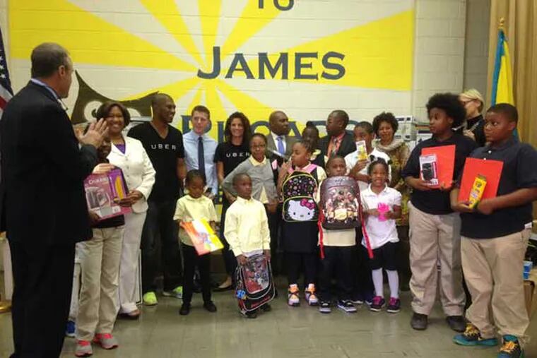 Supplies donated to Philadelphia schools